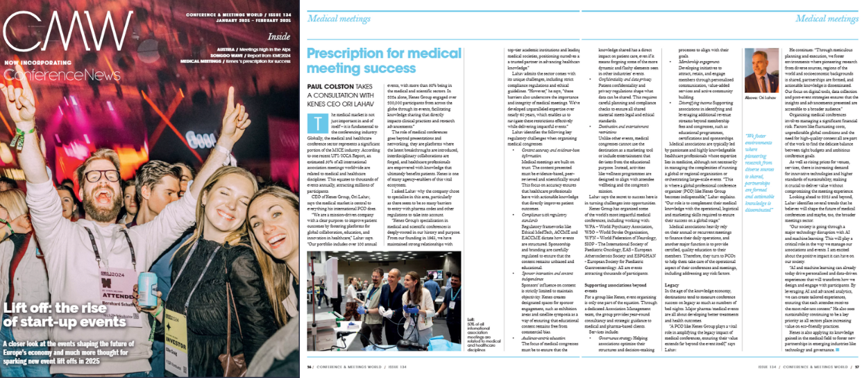Prescription for Medical Meeting Success – CMW Magazine | Kenes Group
